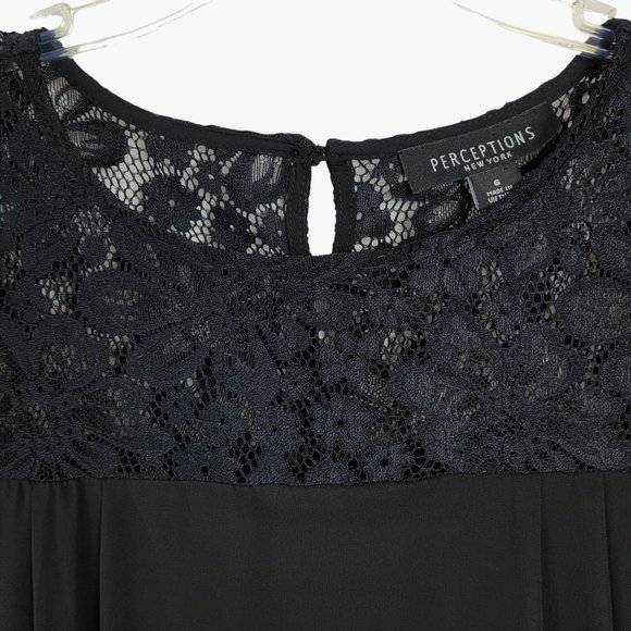 Perceptions | Dresses | Perceptions Womens Nwt 6 Dress Lace 34 Flare ...